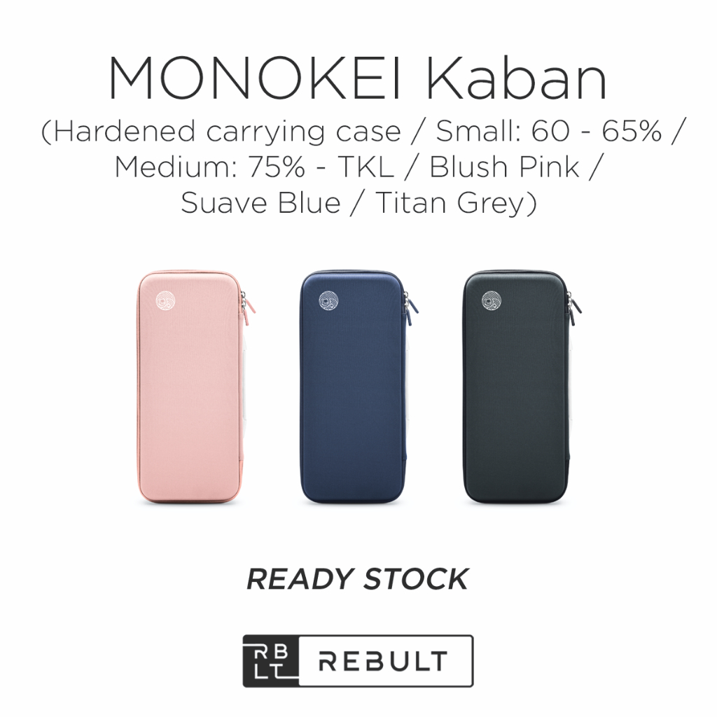 MONOKEI Kaban Keyboard Carrying Case (Small/Medium) for Mechanical ...