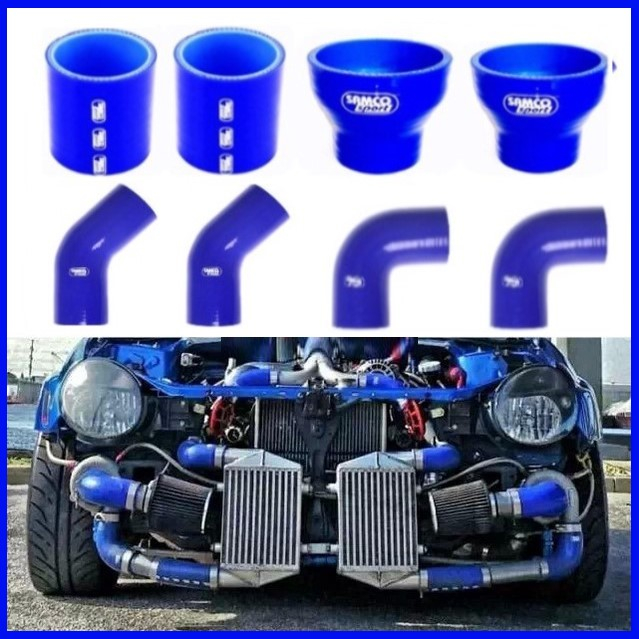 Samco Silicone Hose Adaptor 45/90 Degree/Straight Turbo Intercooler ...