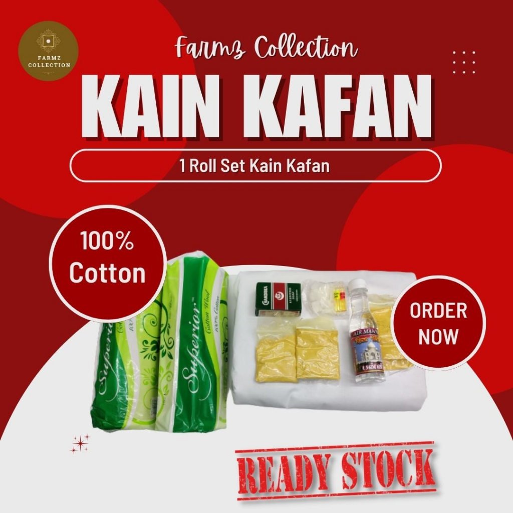 Kain Putih Kafan 1 Roll (40m X 60 inches) | Shopee Singapore