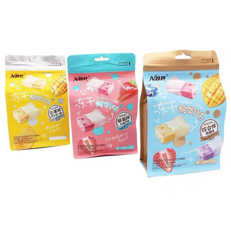 Stars Freeze-Dried Yogurt Blocks Various Flavors Crispy Dense Chew ...