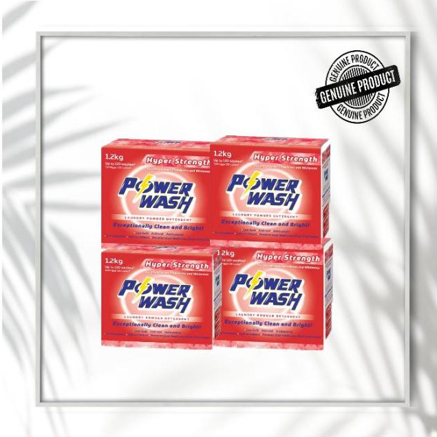 Cosway PowerWash Laundry Powder Detergent - Hyper Strength 1.2kg Bundle ...
