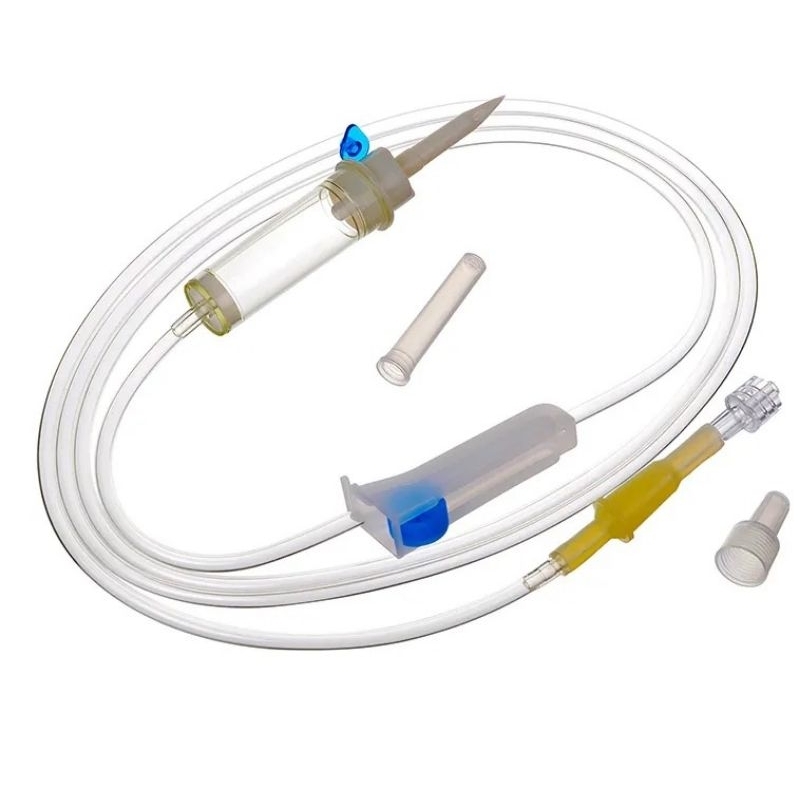 Iv infusion set basic 25pcs/bag Intravenous Infusion set Without Needle ...