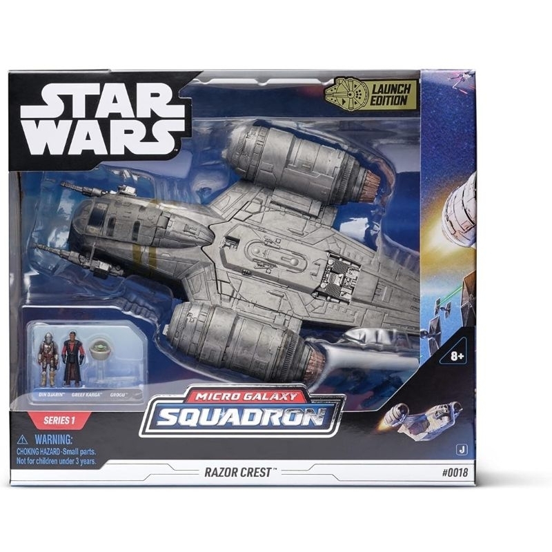 Star Wars Micro Galaxy Squadron The Mandalorian Razor Crest by Jazwares ...