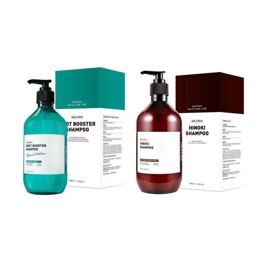 Grafen Root Booster / Hinoki Shampoo (500ml) | Shopee Singapore