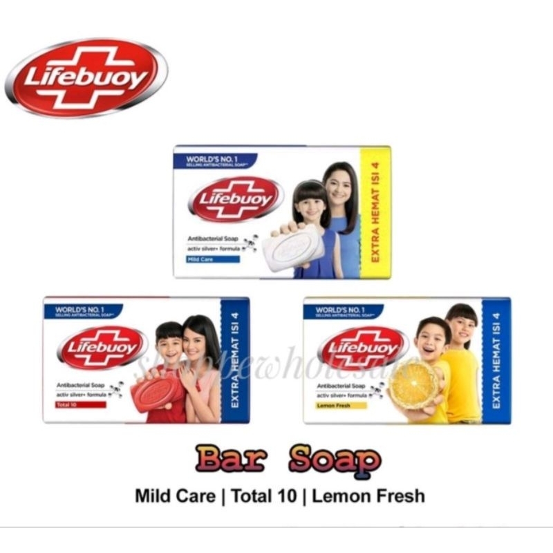 LIFEBUOY Bar Soap (4x60g / 4x100g) | Shopee Singapore