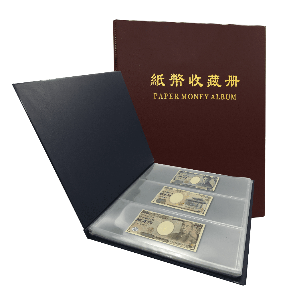 PCCB MINGT 3 Rows 60 Slots Multi-Colour Optional Paper Money Collection ...