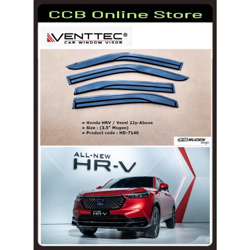 VENTTEC COSMO Honda HRV 2022yr-2024yr / Vezel 2022 Above Mugen Door ...