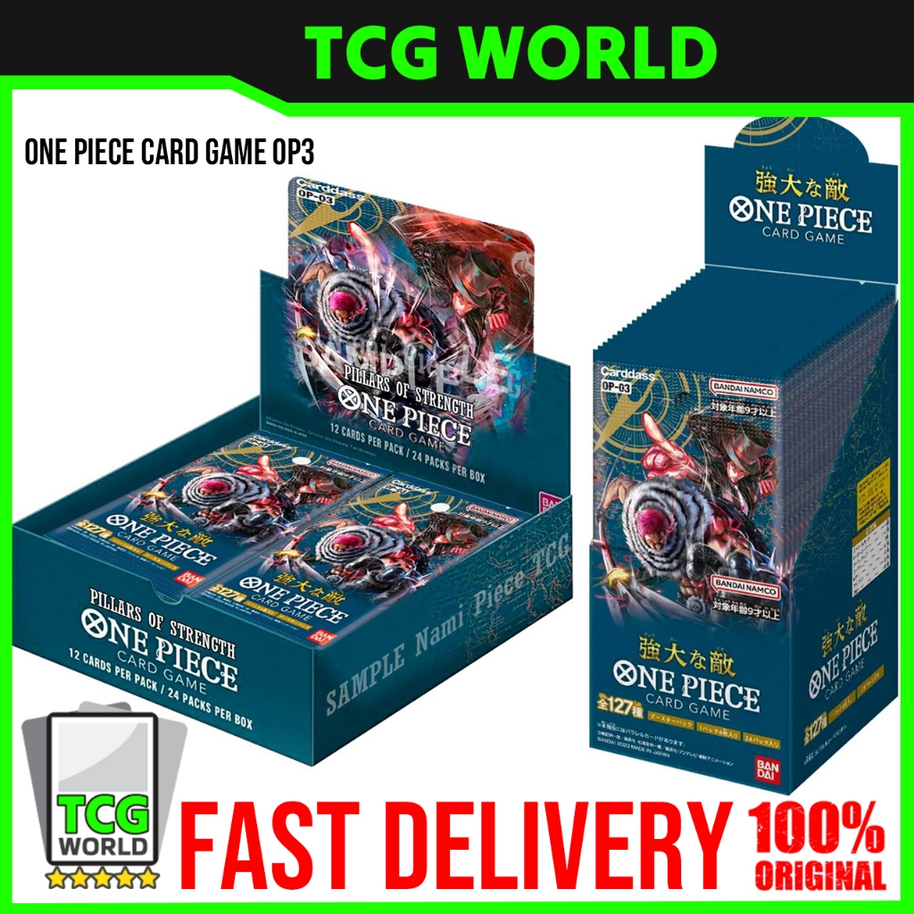 Bandai One Piece TCG Card Game OP3 - Pillars of Strength (Booster Pack ...