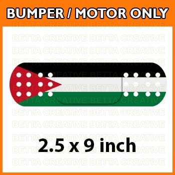 Plaster Sticker / Bumper Sticker - Palestine Flag [ Hide Your Scratch ...