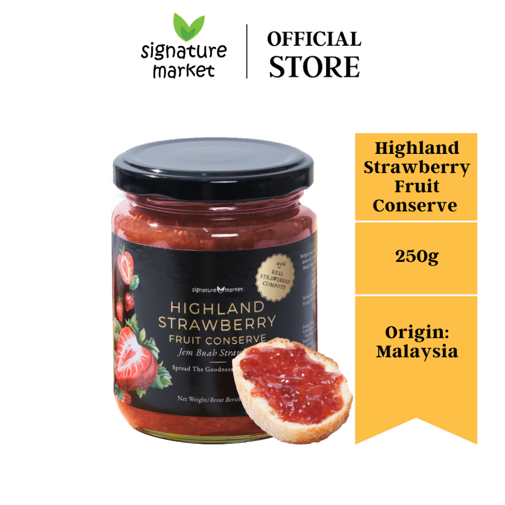 Signature Market Highland Strawberry Fruit Conserve (250g) | Shopee ...