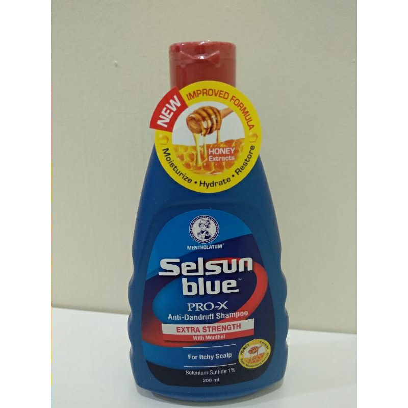 Selsun Blue Pro Extra Strength Anti Dandruff Shampoo 200ml (Exp:2027 ...