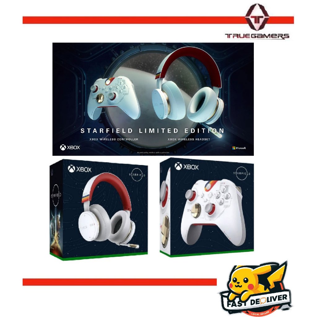 Microsoft Xbox Series S X Wireless Controller / Headset - Starfield ...
