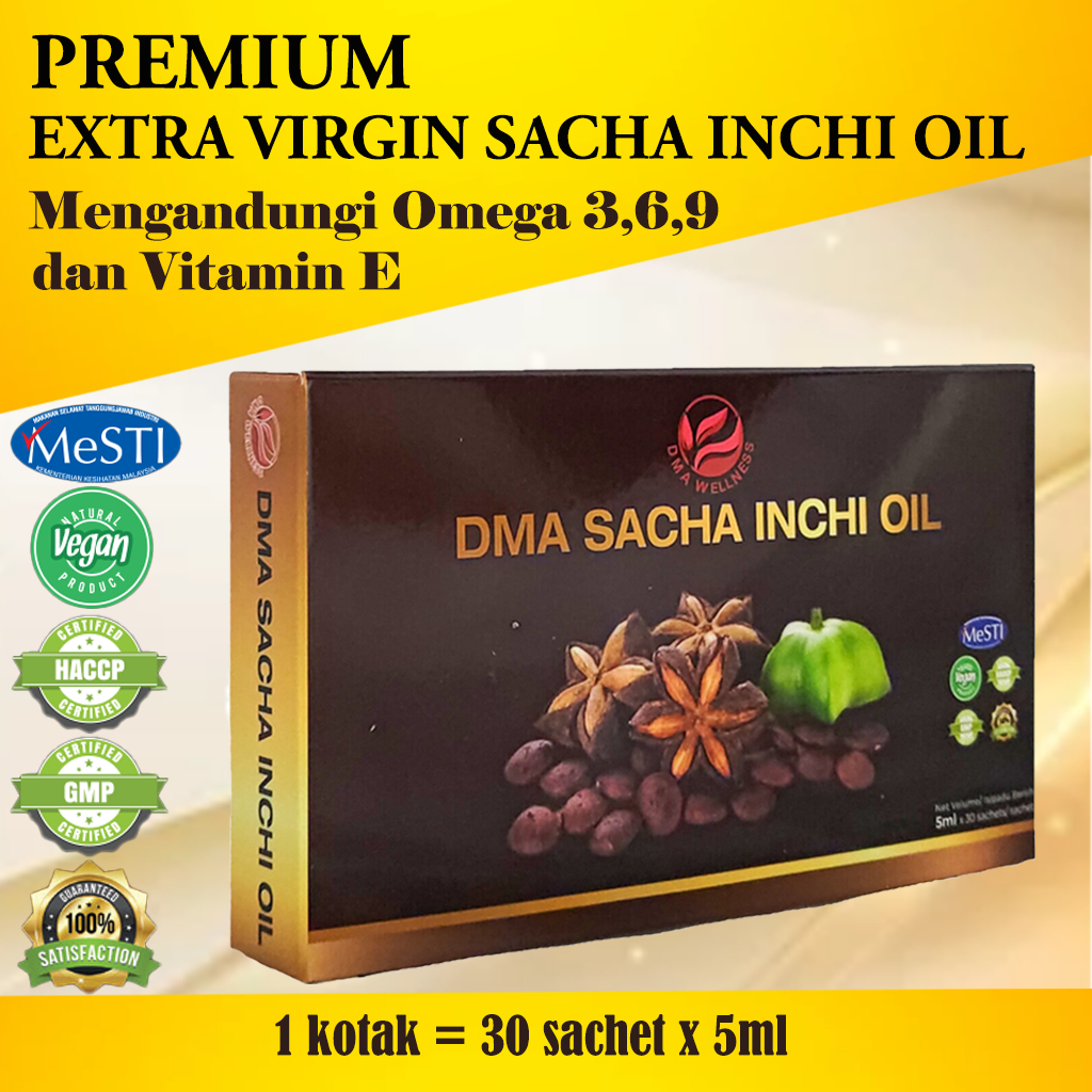 DMA Sacha Inchi Oil (30 sachet X 5ml) | Shopee Singapore