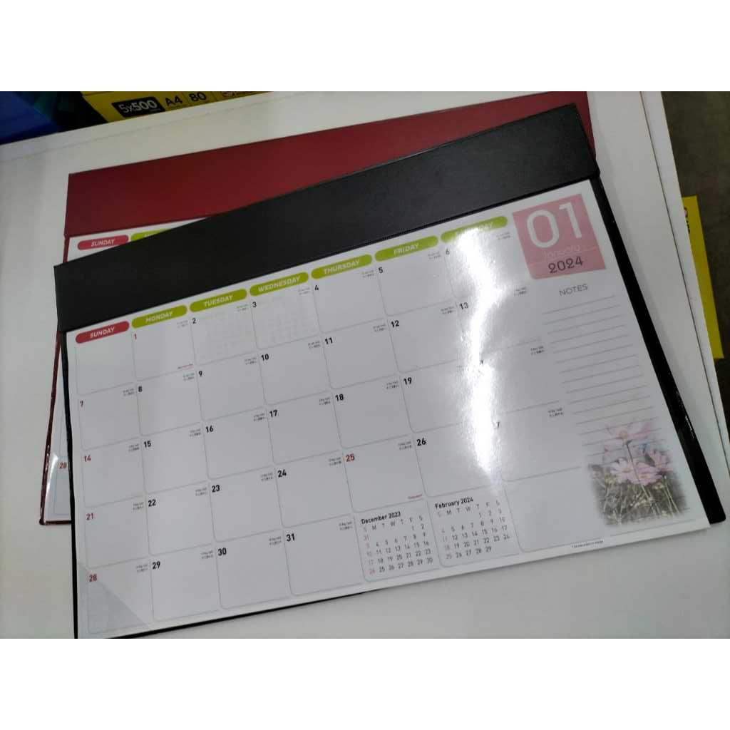 2024 Corporate Planner Diary/Table Top Planner Desk Diary (with PVC ...
