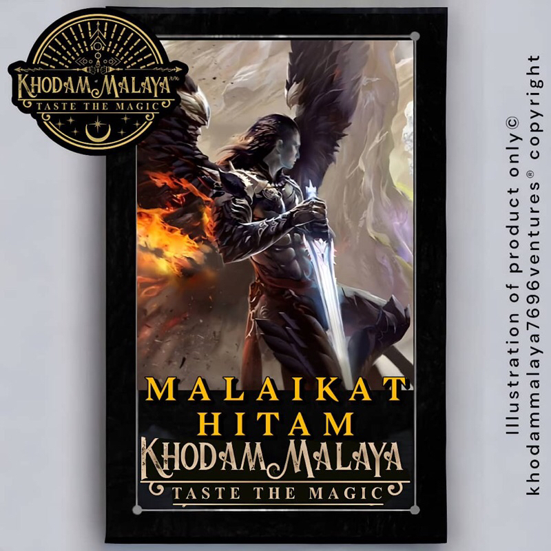 PREMIUM 上帝 VVIP 白魔法 CONJURING MAGIC CARD MALAIKAT HITAM LIMITED EDITION ...