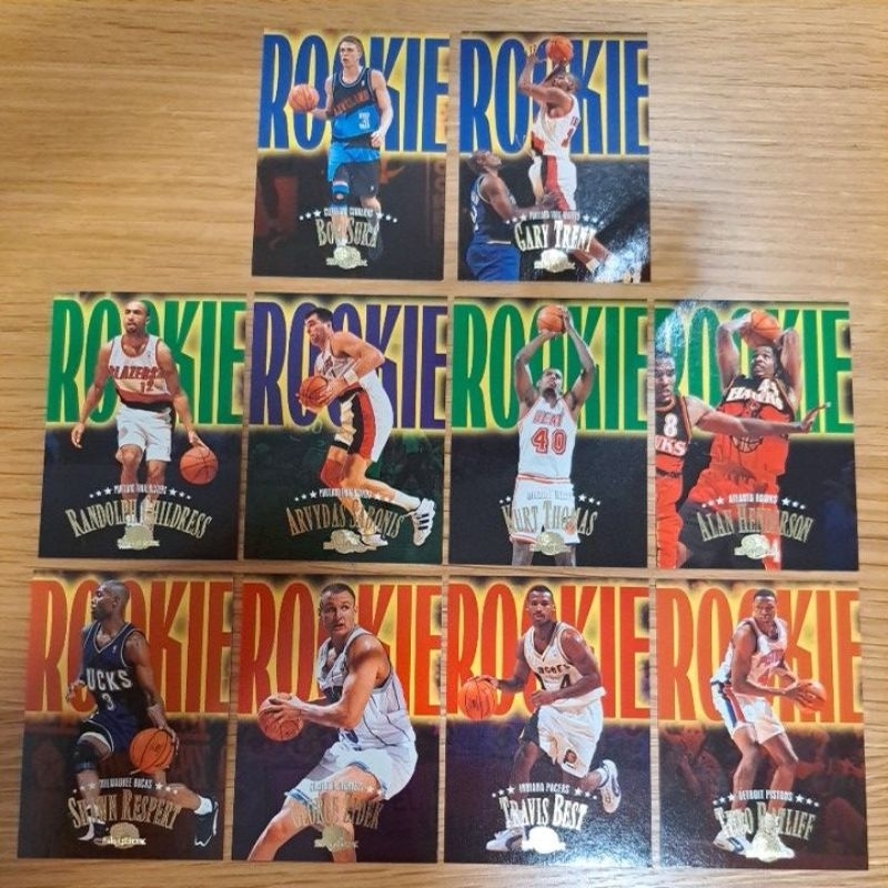 [10 Pieces] 1996 NBA SkyBox Rookie Roadmap Basketball Collection Cards ...
