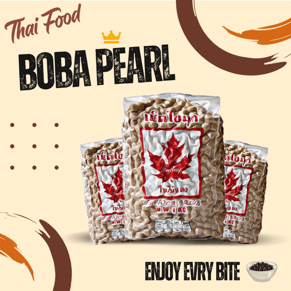 Boba Pearl Bubbles Boba Bubble Tea Pearl (1 KG) | Shopee Singapore
