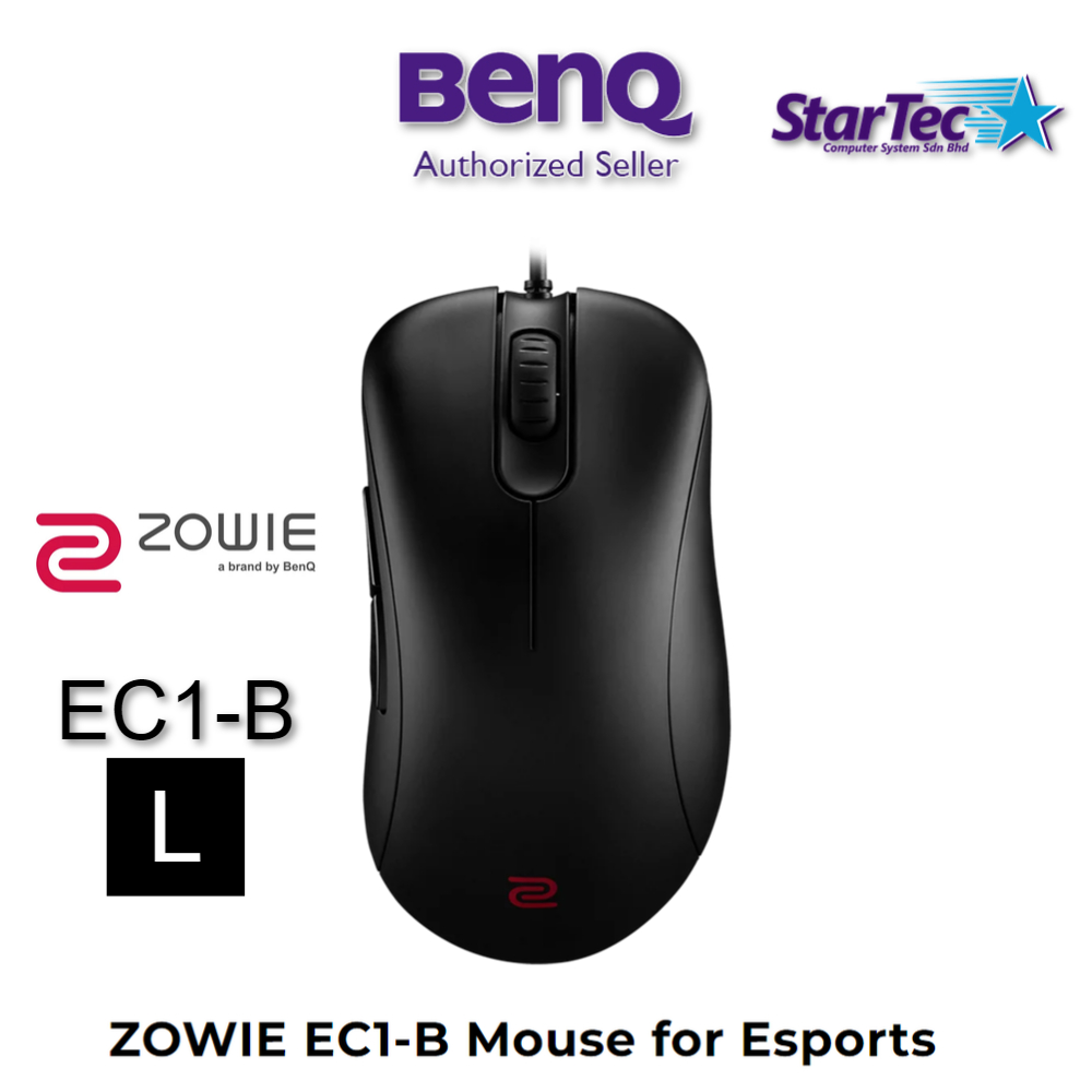 BenQ ZOWIE EC1-B Large Esports Gaming Mouse (Black) | Shopee Singapore