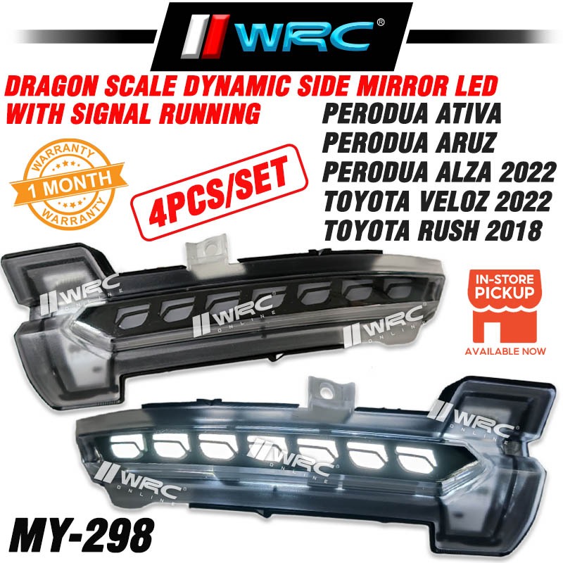 DTK Perodua Ativa Alza Aruz / Toyota Raize Veloz Rush Dragon Scale ...