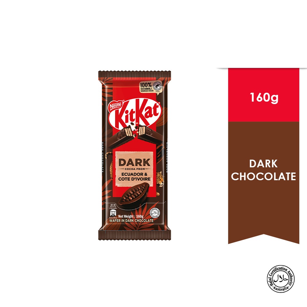 NESTLE KITKAT Dark Chocolate Block 160g | Shopee Singapore