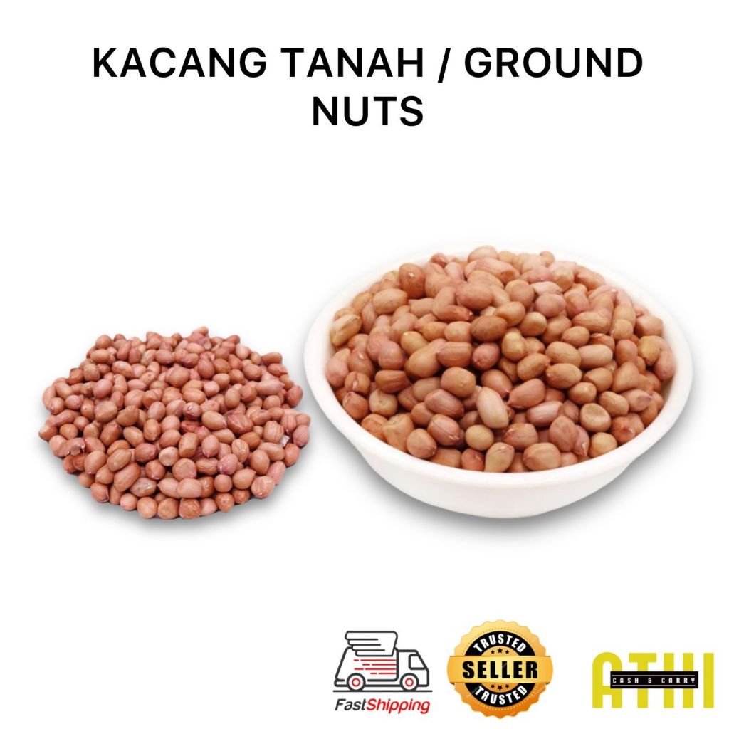 KACANG TANAH INDIA / INDIAN RAW GROUNDNUT 250 G/500 G/1 KG | Shopee ...