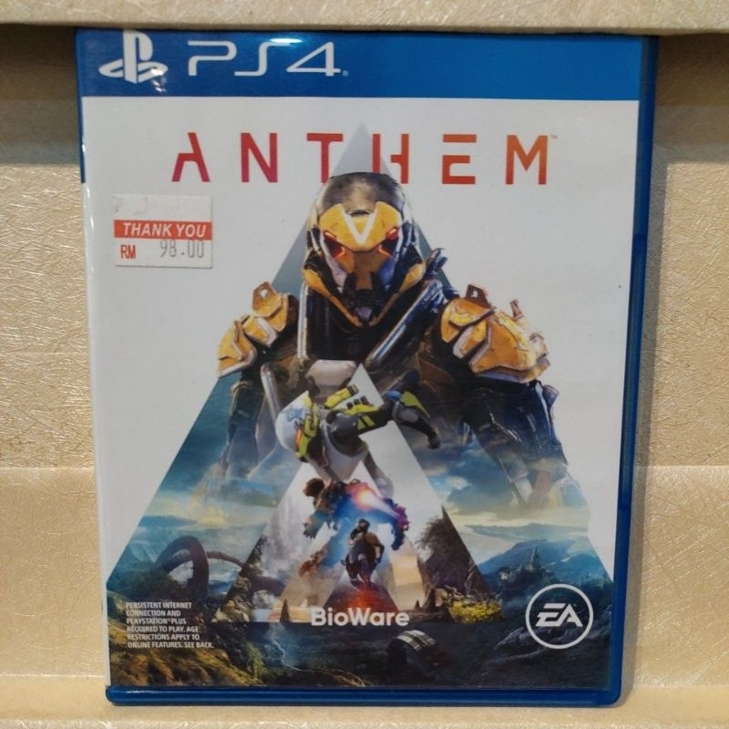 PS4 Anthem (used) R3 and English Version | Shopee Singapore