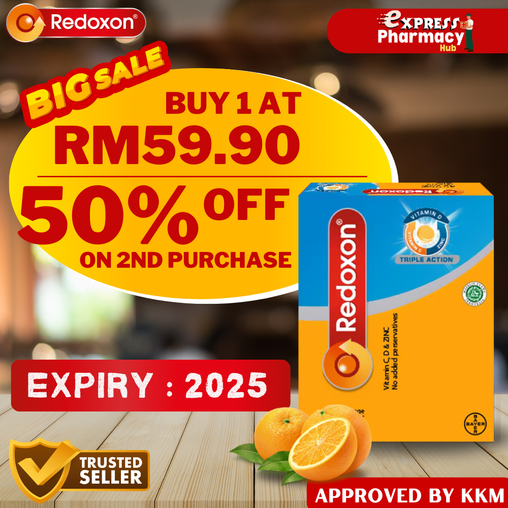 Redoxon Triple action Effervescent tablets 45's | Shopee Singapore