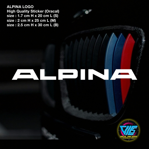 ALPINA Sticker / Decal (High Quality Sticker) | Shopee Singapore
