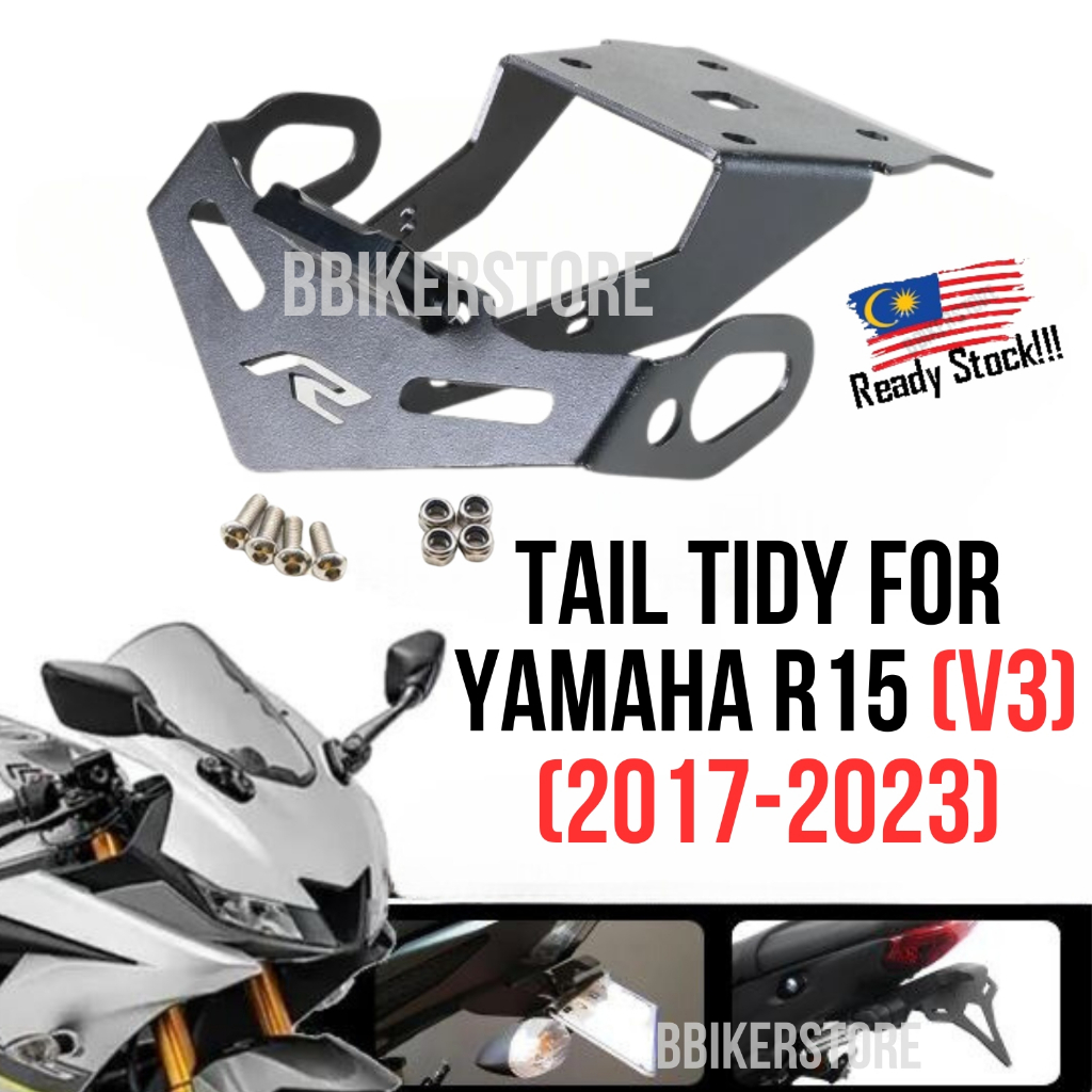 YAMAHA R15 V3 TAIL TIDY NUMBER PLATE HOLDER FOR R15 License Plate ...