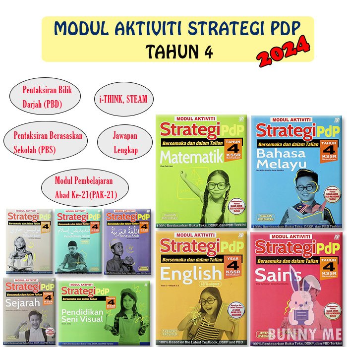 [BUNNY] 2024 School Book : KSSR PdP Strategy Activity Module UASA Year 4 Workbook -Sasbadi ...