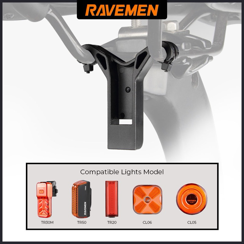 RAVEMEN ABM07 - Rear Light Saddle Mount Accessory (ABM 07) | Shopee ...