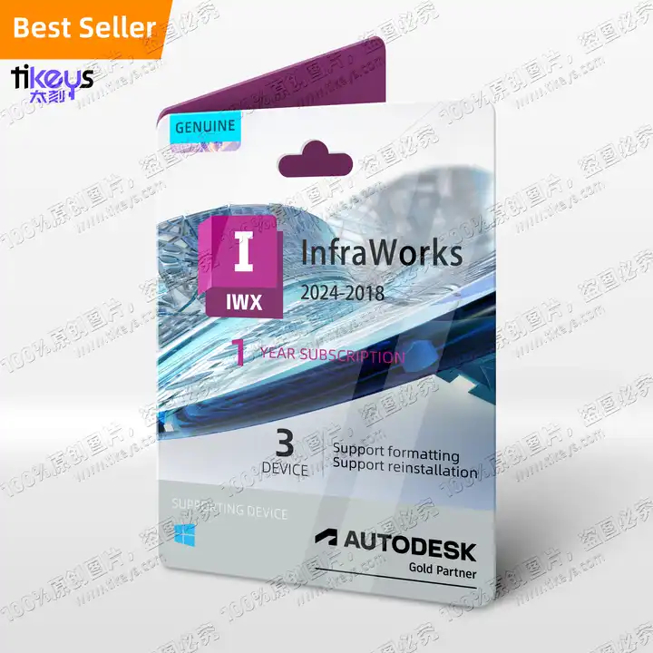 24/7 Online License Autodesk InfraWorks 1 Year Subscription 2024/2023 ...