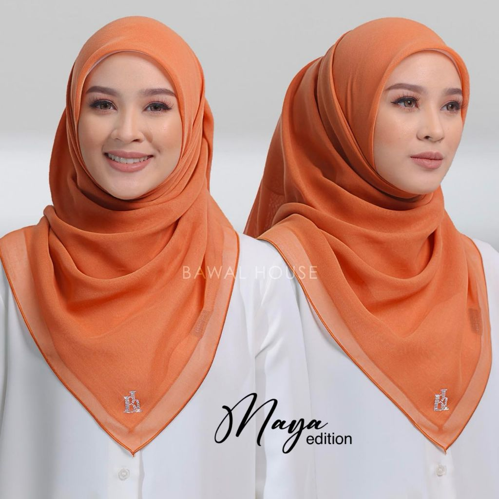 Maya Edition Bawal Plain Cotton Voile Bidang 45 Bawal House | Shopee ...
