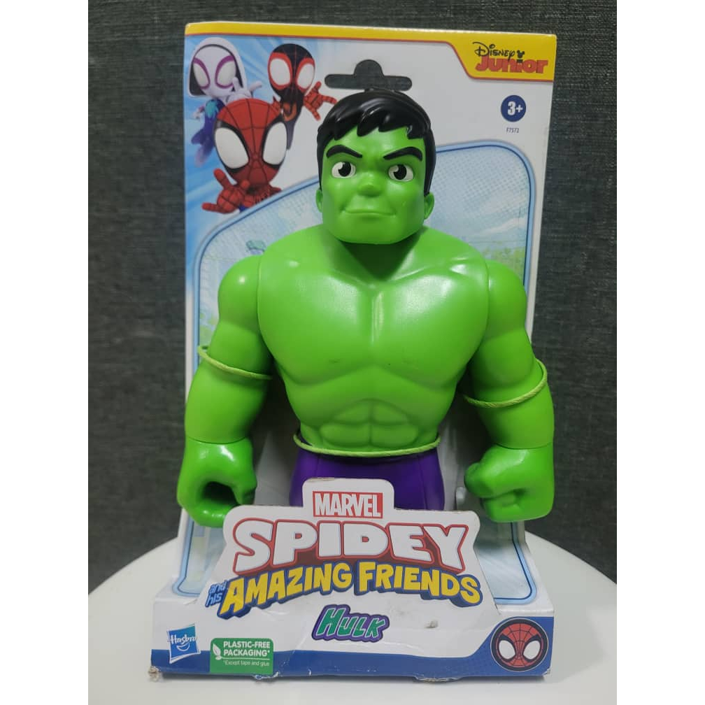 Marvel Spidey and His Amazing Friends Supersized Hulk Action Figure ...