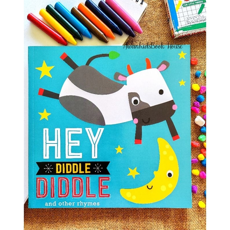 NURSERY RHYMES STORY BOOK HEY DIDDLE DIDDLE. BIG PICTURE BOOK | Shopee ...