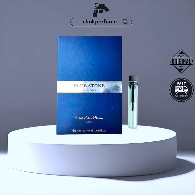 Kristel Saint Martin Blue Stone EDT 1ml Perfume Sample Vial (M ...