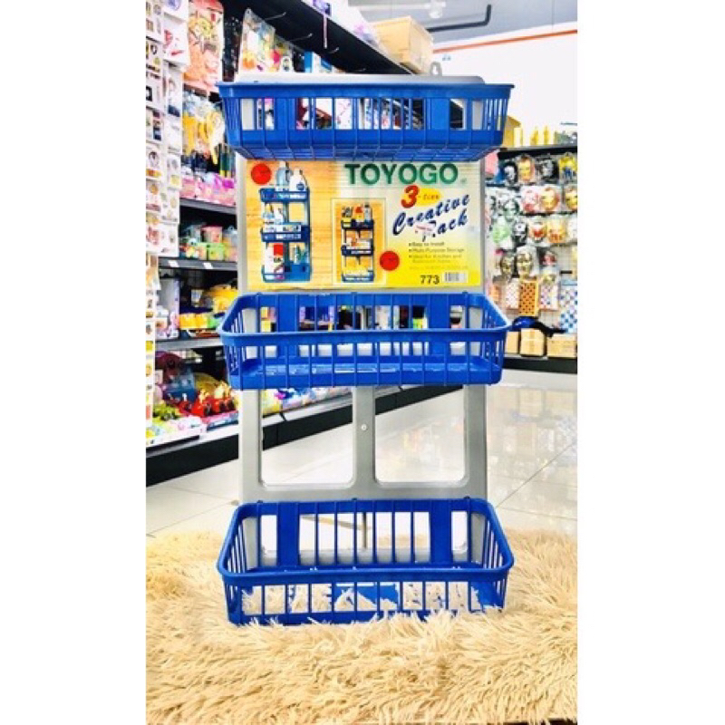 TOYOGO 773 multipurpose hanger rack toilet plastic/rak penyangkut ...