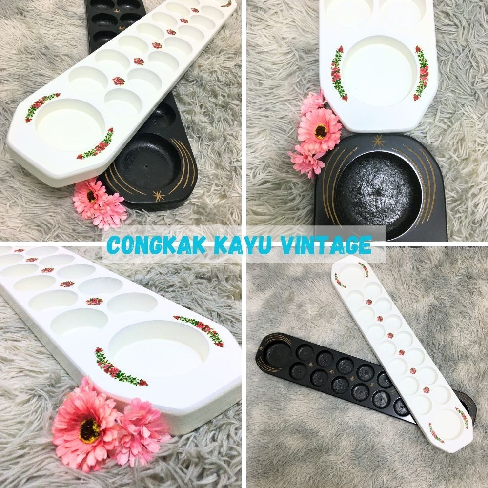 Congkak kayu wooden permainan tradisional sukan games family | Shopee ...