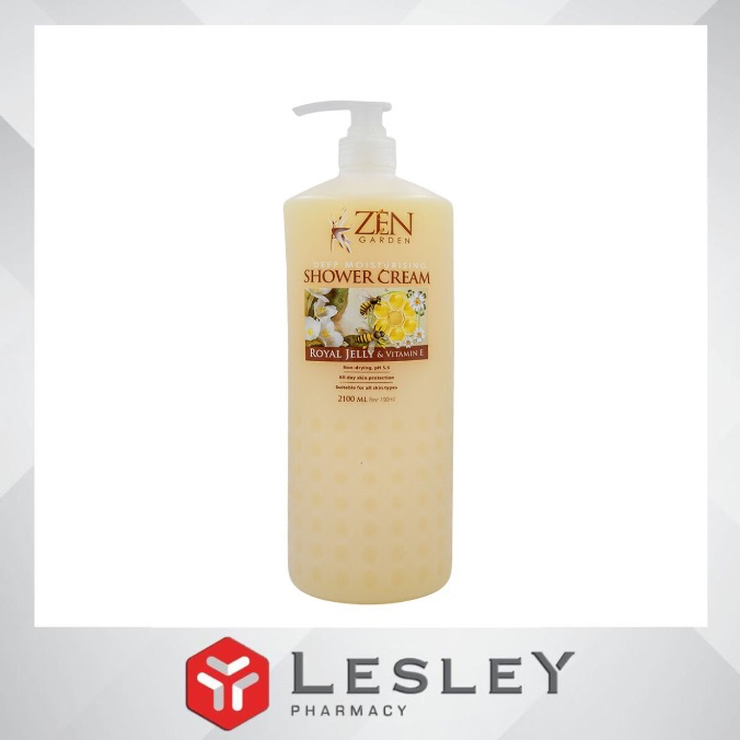 ZEN GARDEN ROYAL JELLY & VITAMIN E SHOWER CREAM 2100ML | Shopee Singapore