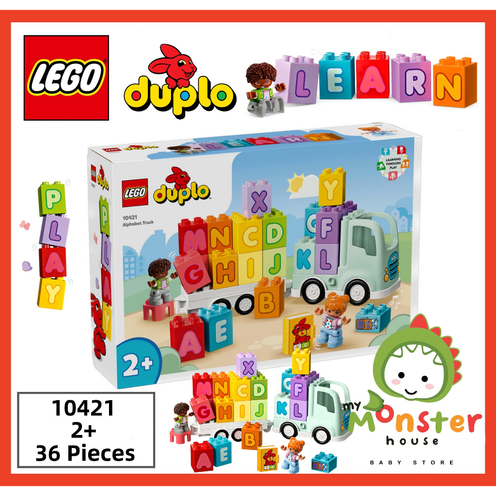 LEGO Duplo 10421 My First Alphabet Truck 2 years+ ( 36 Pieces ...