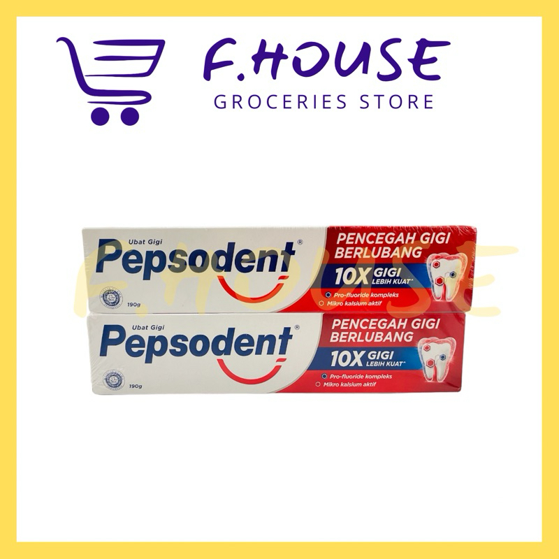 Pepsodent Cavity Fighter Toothpaste (190g x 2’s) | Shopee Singapore