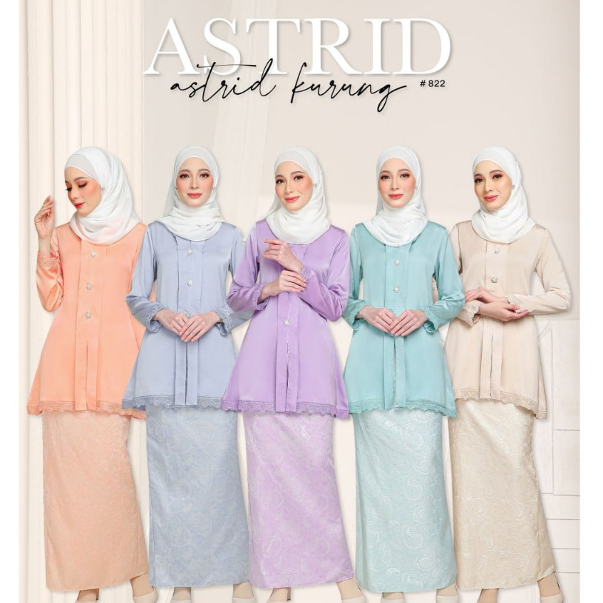 CHICCHOC ASTRID KURUNG MODEN ALA KEBAYA LACE EXCLUSIVE DESIGN BAJU RAYA ...