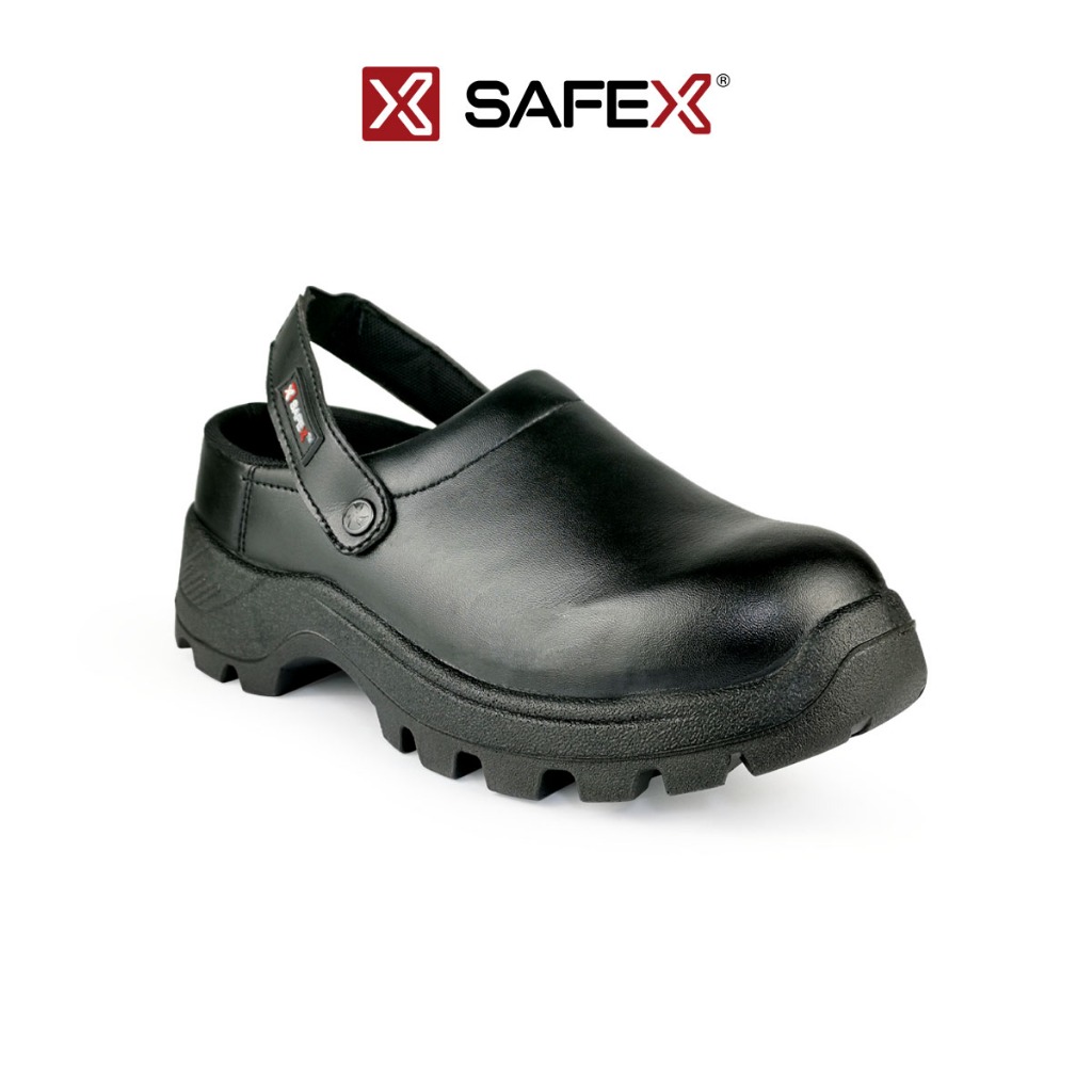 Safex Men Slip On with Steel Toe Cap and Steel Plate Safety Shoes SFC ...
