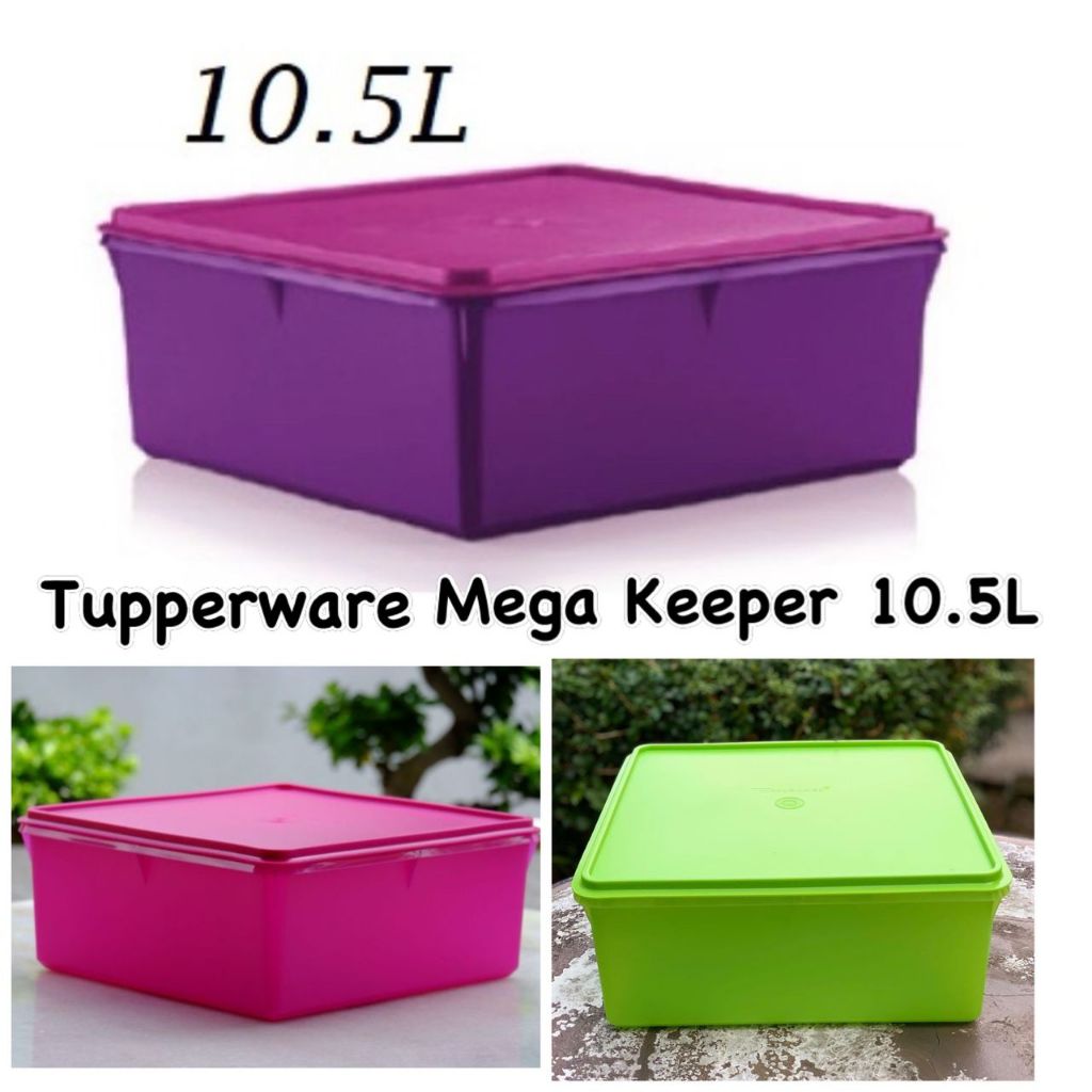 8'2185 Tupperware Mega Keeper Square 10.5L/Tupperware Mega Keeper ...