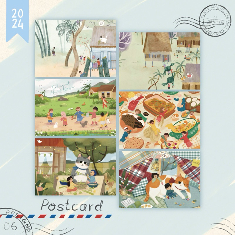 Poskad Raya - Aidilfitri 2024 | Shopee Singapore
