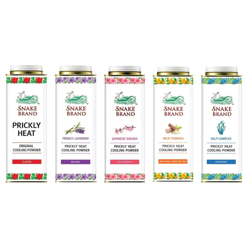 Snake Brand Prickly Heat Cooling Powder 280g | Shopee Singapore
