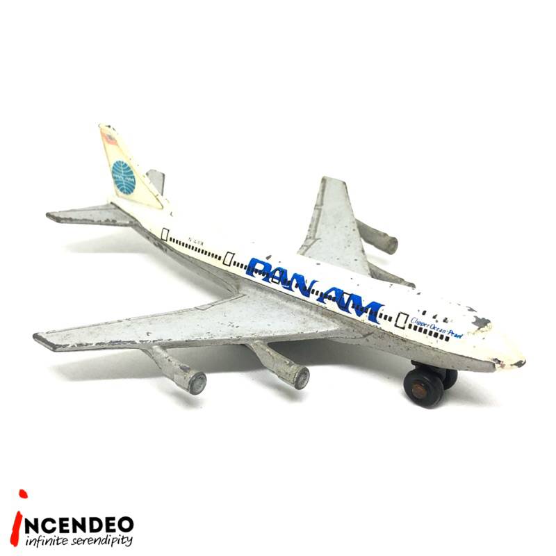 Vintage Matchbox PAN AM Boeing 747 Airplane Diecast Model (1973 ...