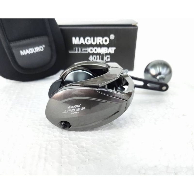MAGURO JIG COMBAT 401HG Saltwater jigging BC REEL | Shopee Singapore