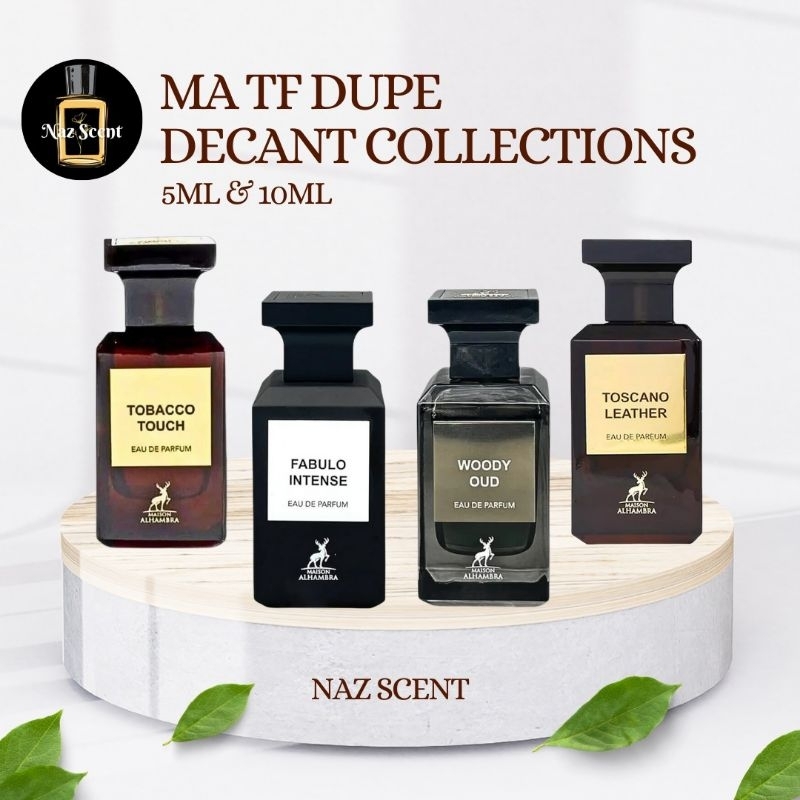 TF Dupe Maison Alhambra Decant Collections ( Tobacc0 Touch / Woody Oud ...