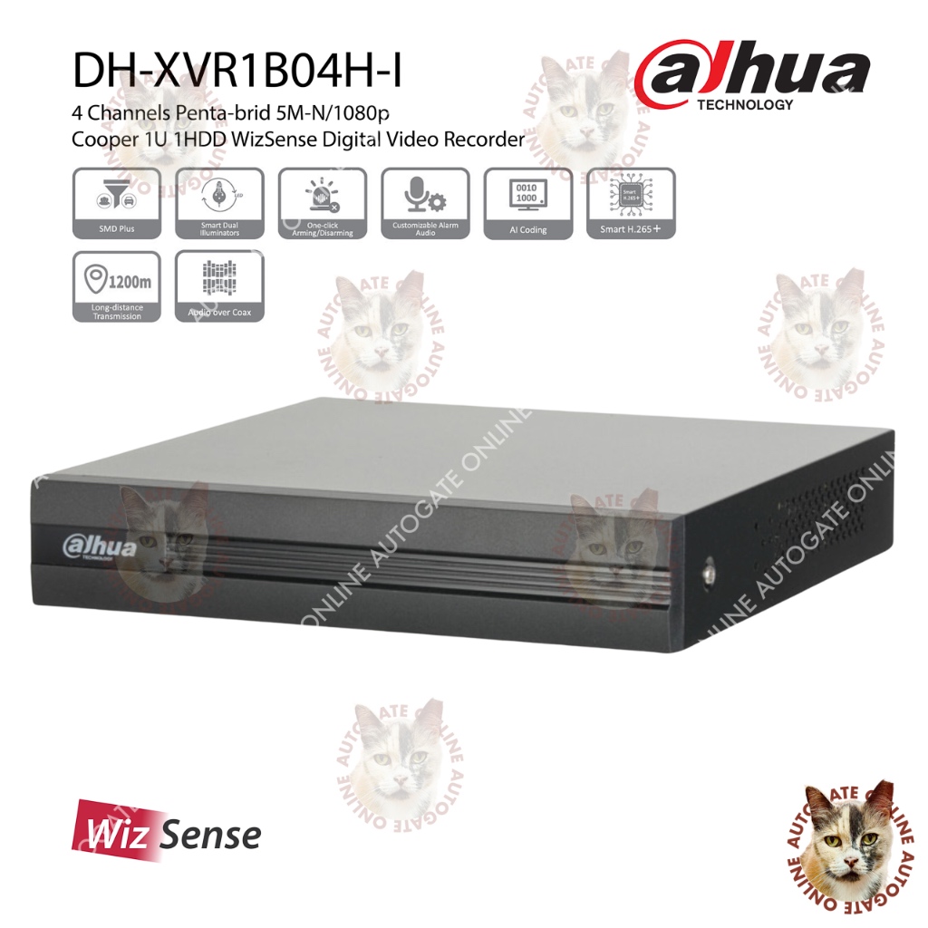 DAHUA WizSense DH-XVR1B04H-i / DH-XVR1B08H-i (CCTV Recorder) | Shopee Singapore